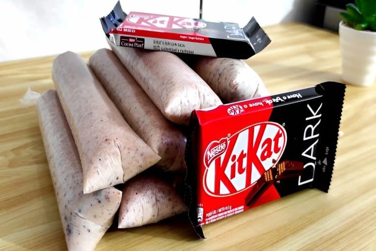 Geladinho gourmet de kit kat perfeito para refrescar no verão