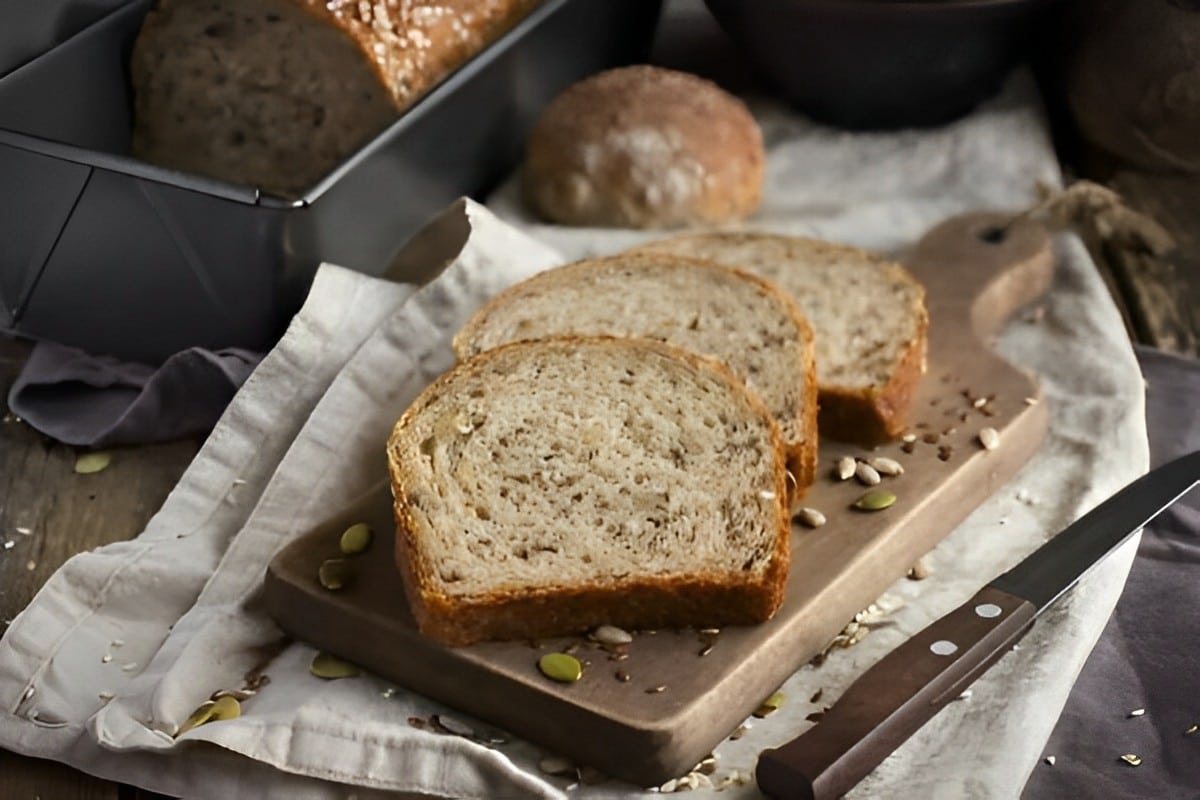Pão Integral simples de preparar uma opção deliciosa e saudável para o ...
