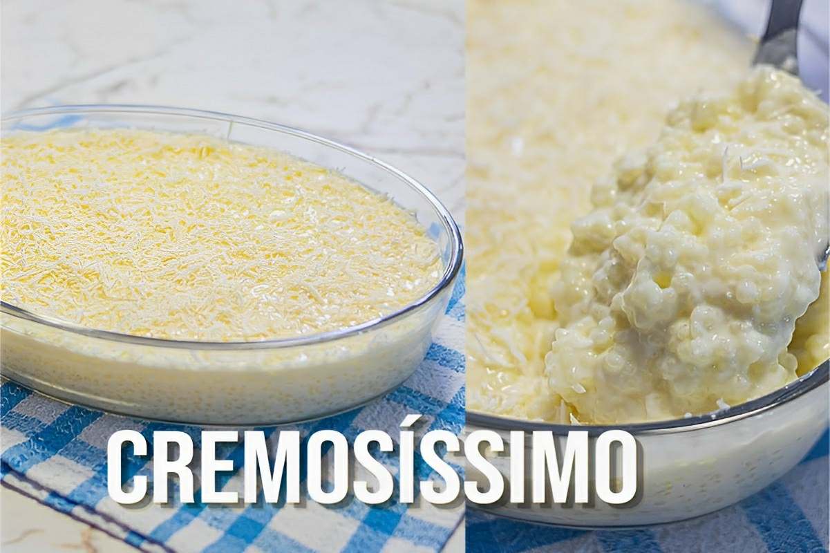 Creme de tapioca muito cremoso que fica pronto rapidinho ótimo para sua ...