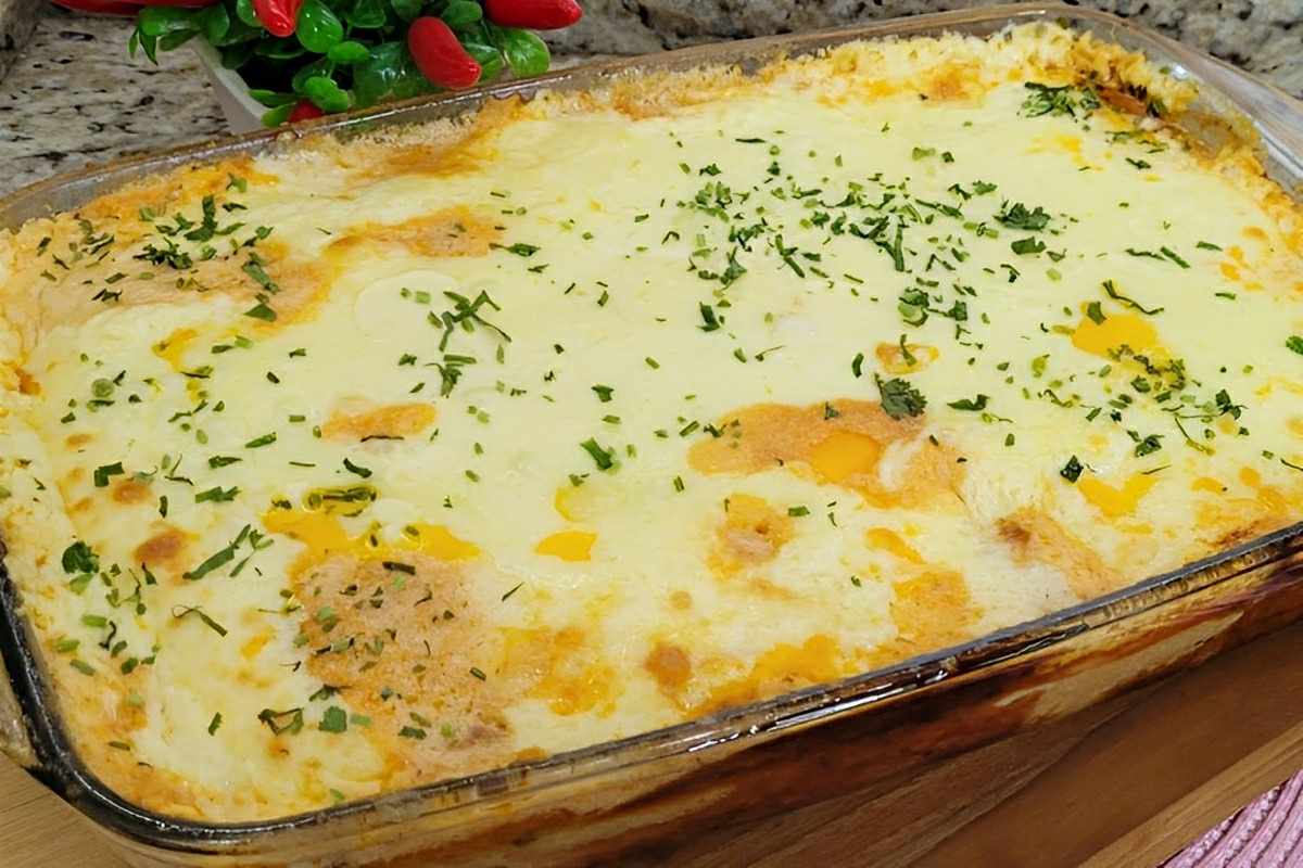 Filé de frango cremoso feito no forno fica uma maravilha de gostoso ...