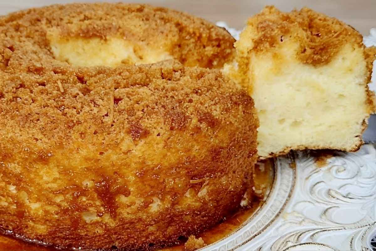 Fiz um bolo caçarola muito gostoso e fofinho de um bem simples e prático