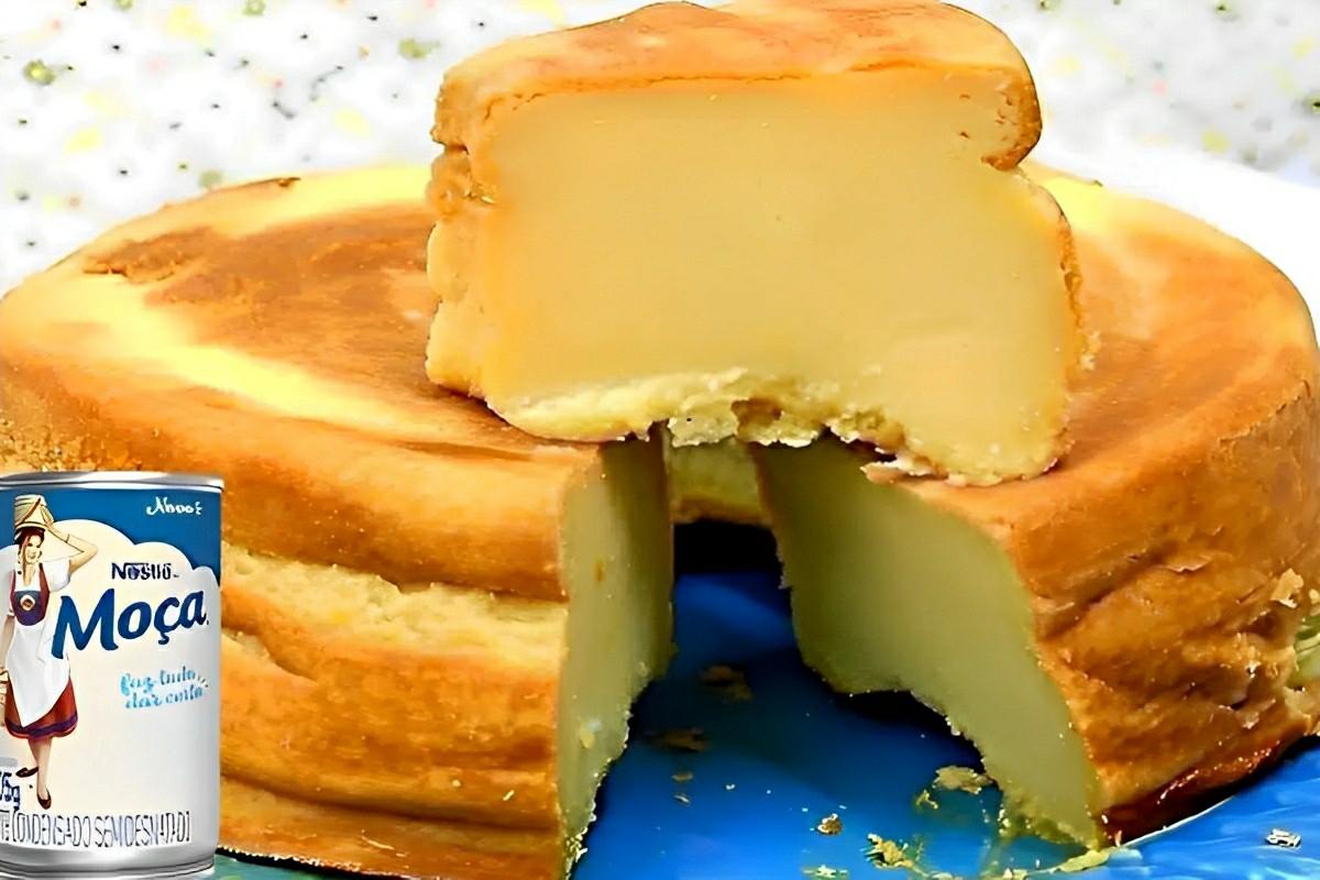 Bolo de leite moça cremoso e delicioso e não dá trabalho nenhum para fazer