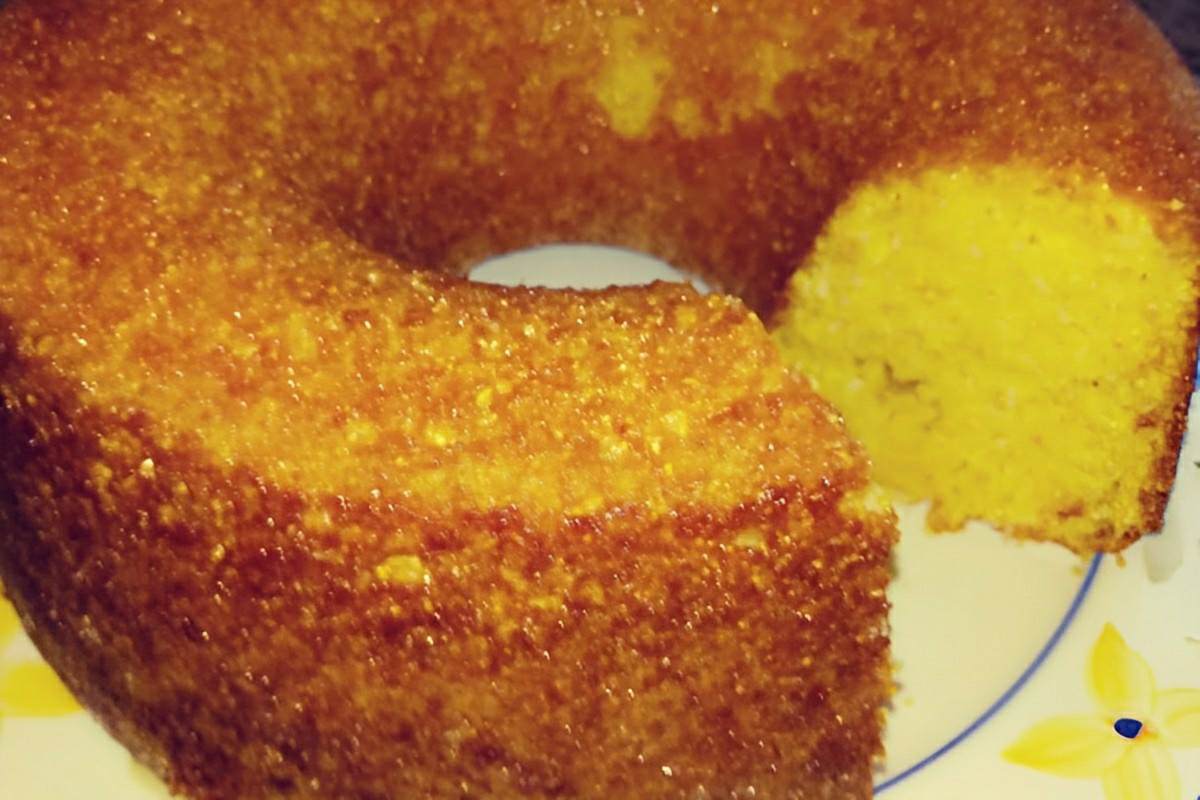 Bolo de milho tradicional muito gostoso e perfeito para acompanhar ...