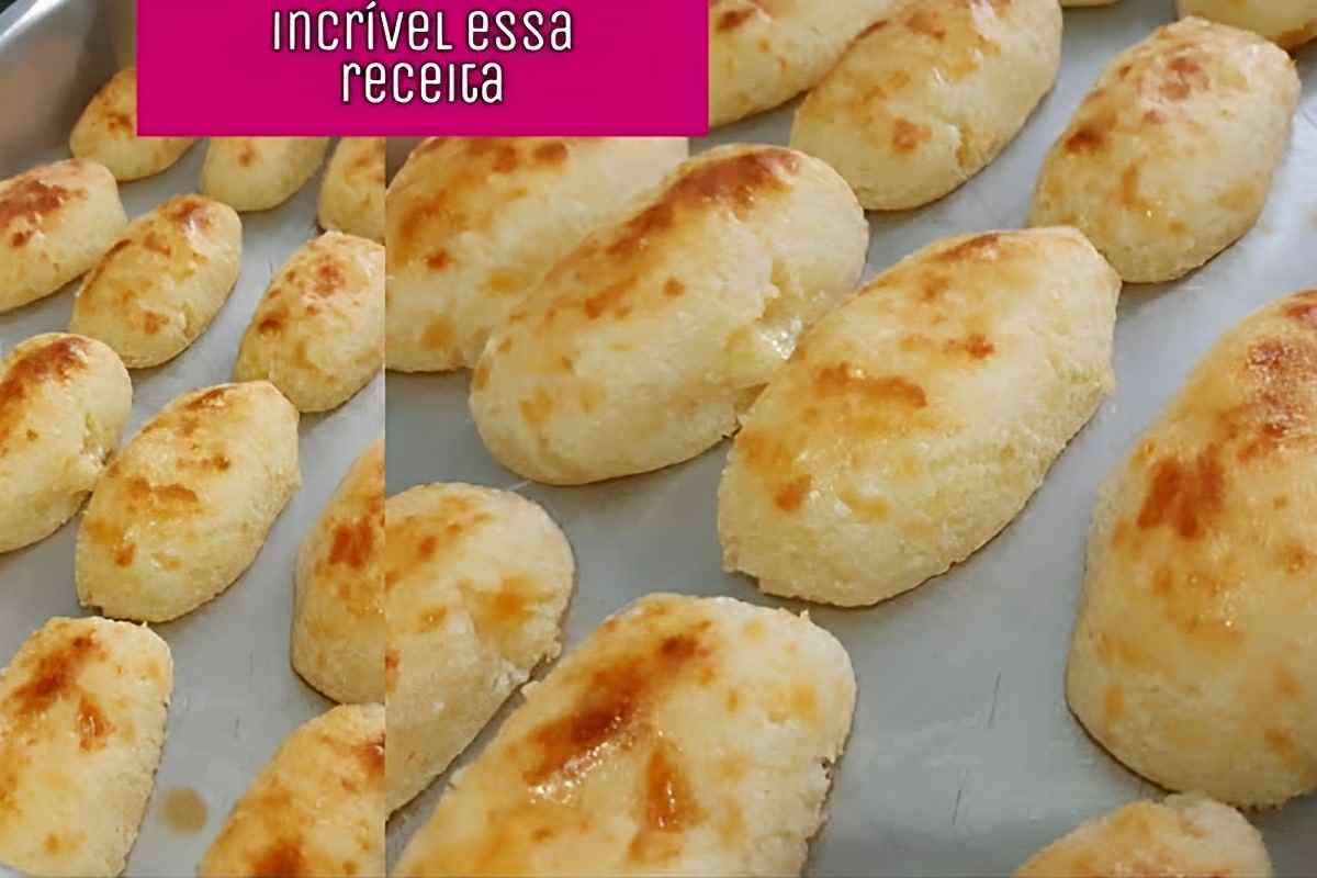 Fiz uma receita incrível de pão de tapioca que ficou uma delícia todo ...