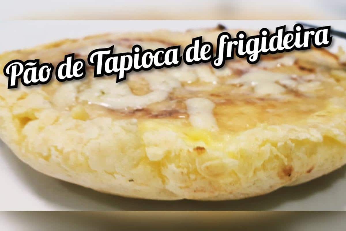 Receita de pão de tapioca de frigideira pronto em 5 minutos para seu ...