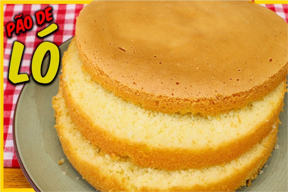 Pão de Ló Clássico e Macio: A base perfeita para suas sobremesas