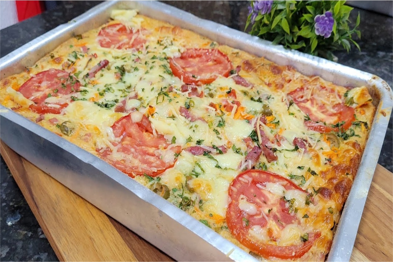Torta Especial de Recheio Completo: Perfeita para o Lanche ou Jantar
