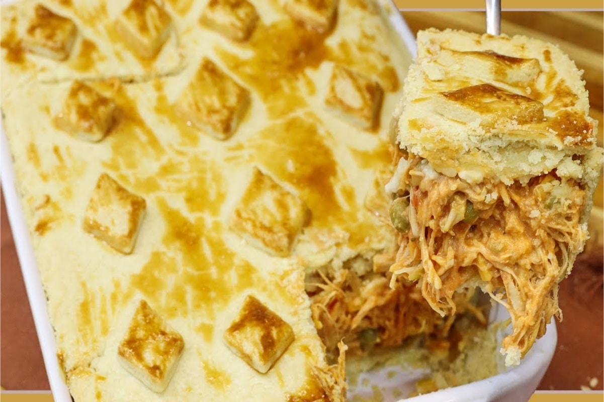 Empadão de Frango: Sabor Irresistível com Massa Crocante e Recheio Cremoso